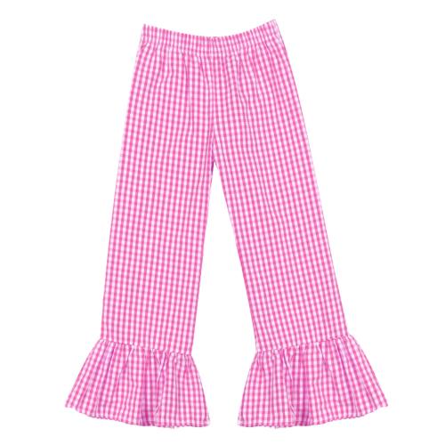 Girl's Striped Boutique Ruffle Pants